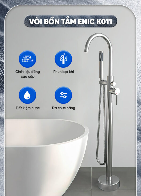 Vòi bồn tắm Enic K011