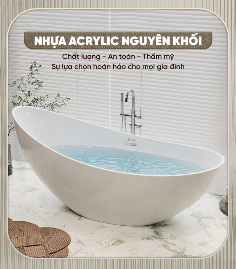 Bồn tắm nhựa Acrylic Enic® BN01 BN02