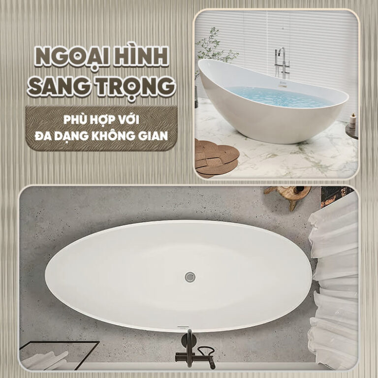 Bồn tắm nhựa Acrylic Enic® BN01 BN02