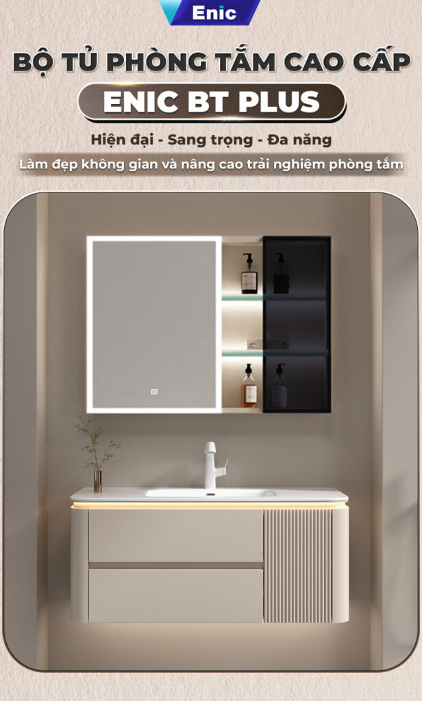 Bộ Tủ Phòng Tắm Cao Cấp Enic BT Plus