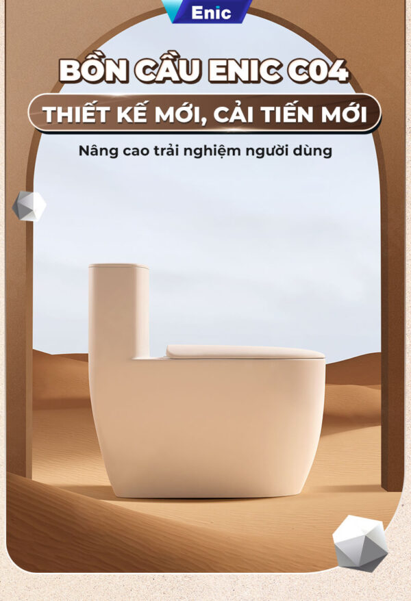 Bồn cầu 1 khối Enic C04