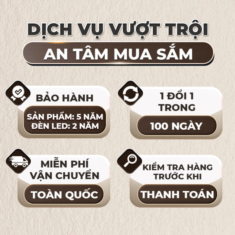 Bộ Tủ Phòng Tắm Cao Cấp Enic® BT Plus