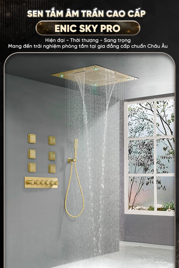 Sen tắm âm trần cao cấp ENIC SKY PRO