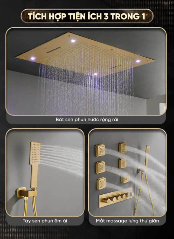 Sen tắm âm trần cao cấp ENIC SKY PRO