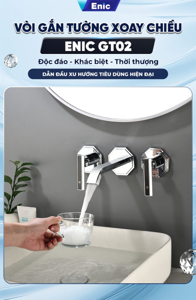 Vòi gắn tường xoay chiều Enic® GT02