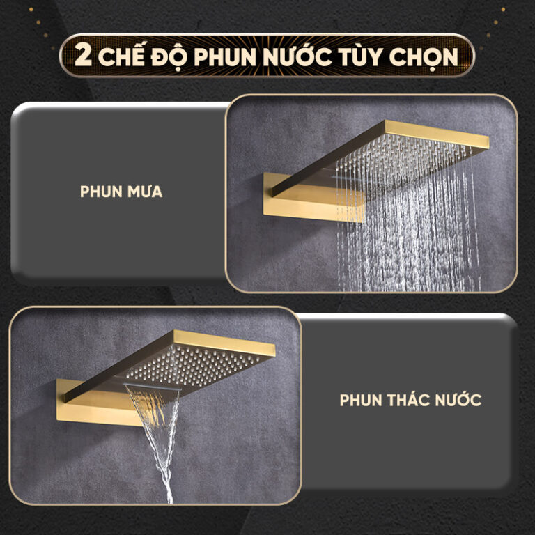 Sen tắm âm tường cao cấp Enic® N01 Pro
