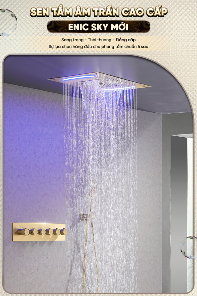 Sen tắm âm trần cao cấp Enic Sky mới