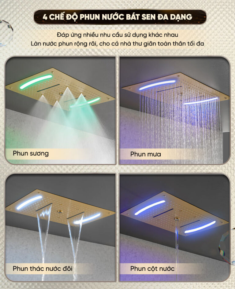 Sen tắm âm trần cao cấp Enic Sky mới