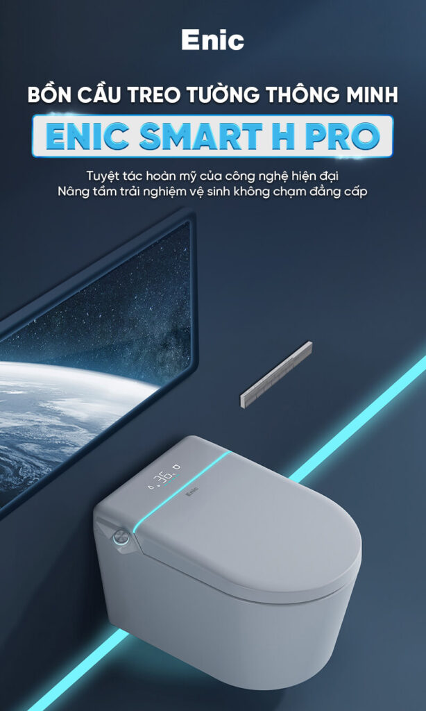 Bồn cầu thông minh treo tường Enic® Smart H Pro