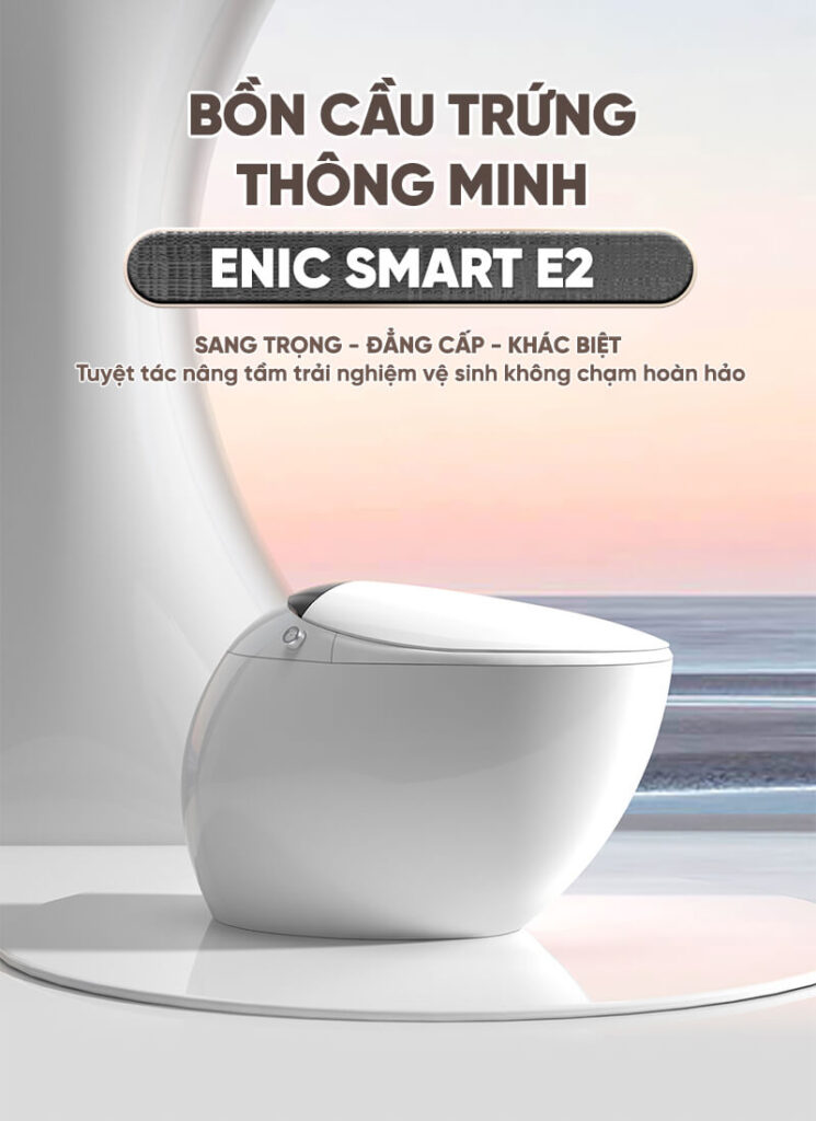 Bồn cầu trứng thông minh Enic Smart E2