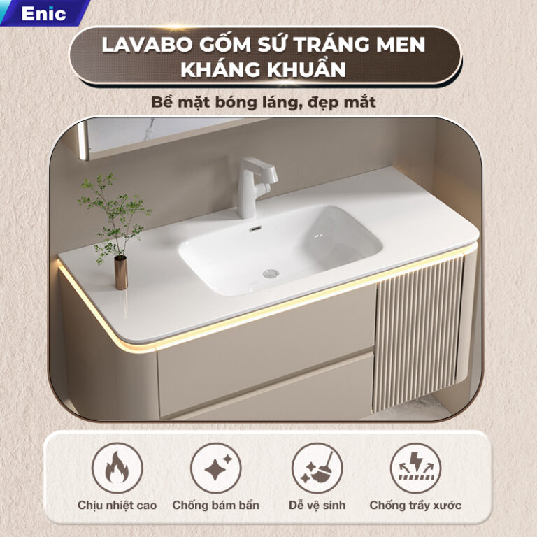 Bộ Tủ Phòng Tắm Cao Cấp Enic BT Plus